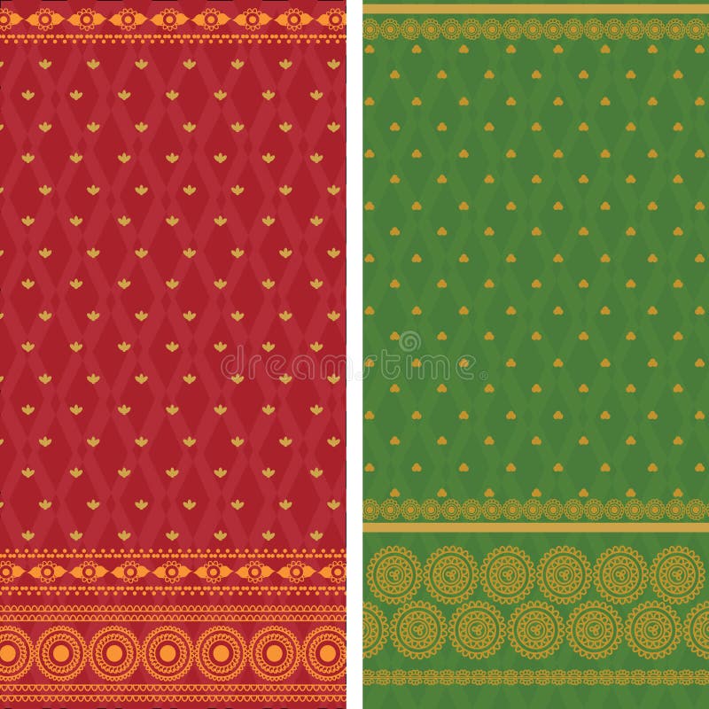 Saree Design Border Stock Illustrations – 2,457 Saree Design Border ...
