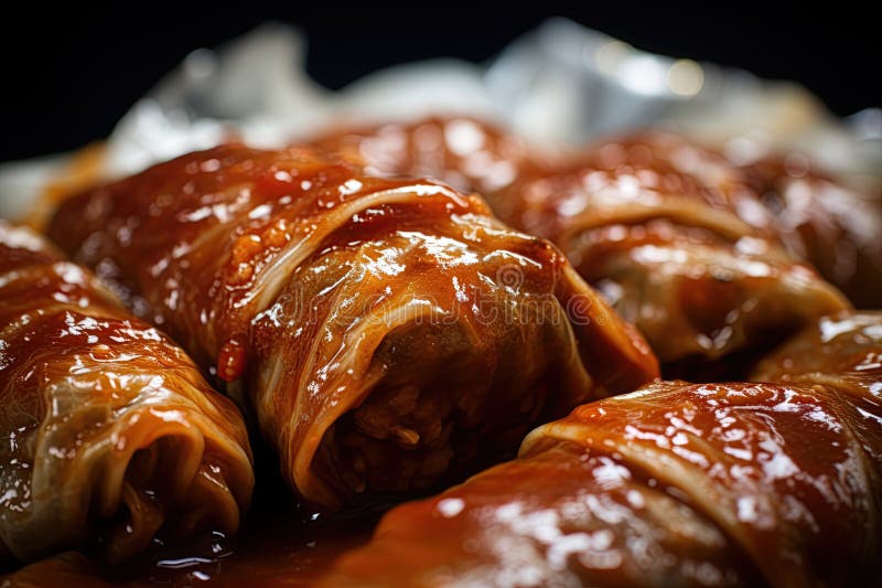 Sarma, Traditional Serbian Cooked Dish with Minced Meat and Rice ...