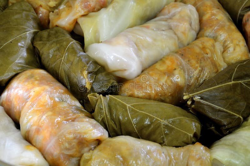 Sarmale, Stuffed Cabbage, Romanian Cuisine Stock Photo - Image of cook ...