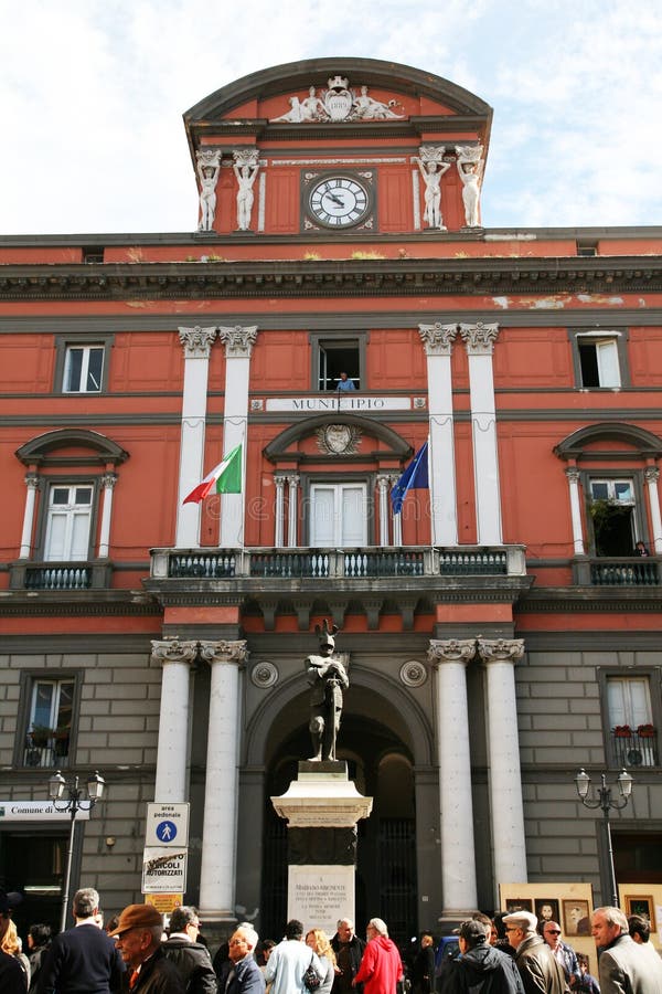 Sarno city hall editorial photography. Image of sarno - 37981687