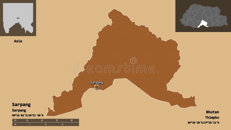 Sarpang, District of Bhutan,. Previews. Pattern Stock Illustration ...