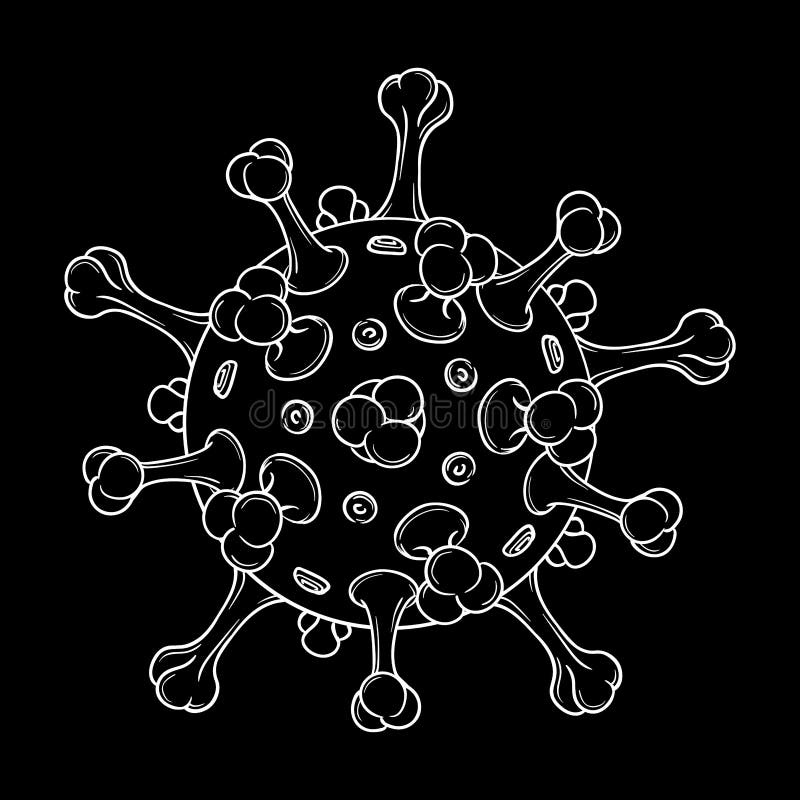 SARS-CoV-2 Virion Schematic Representation. COVID-19 Infectious Agent ...
