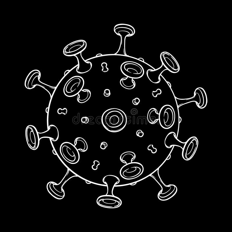 SARS-CoV-2 Virion Schematic Representation. COVID-19 Infectious Agent ...