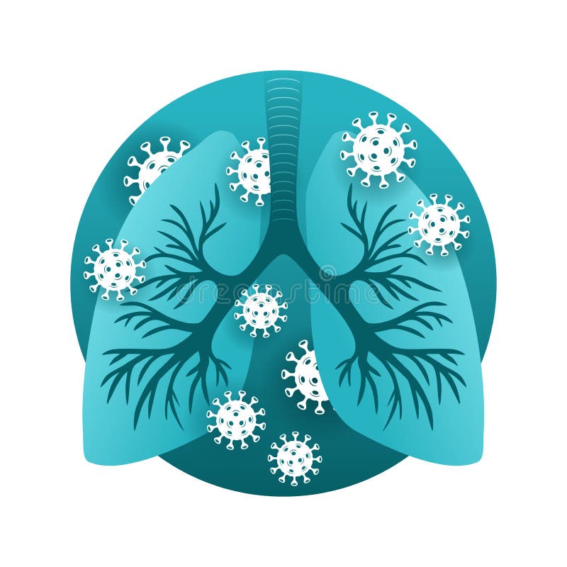 Infected Lungs Stock Illustrations 2 011 Infected Lungs Stock