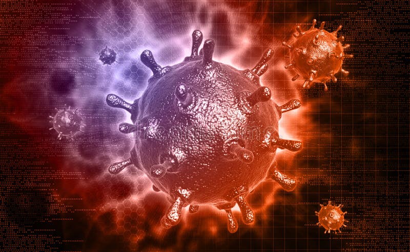 Sars virus stock illustration. Illustration of biology - 38470964