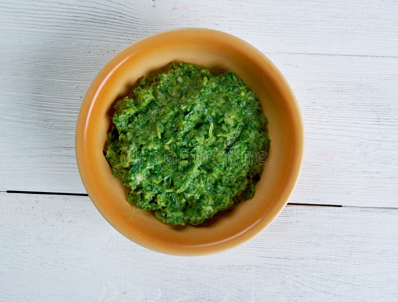 Haak Kashmir Spinach from India Stock Photo - Image of cooked, asian ...