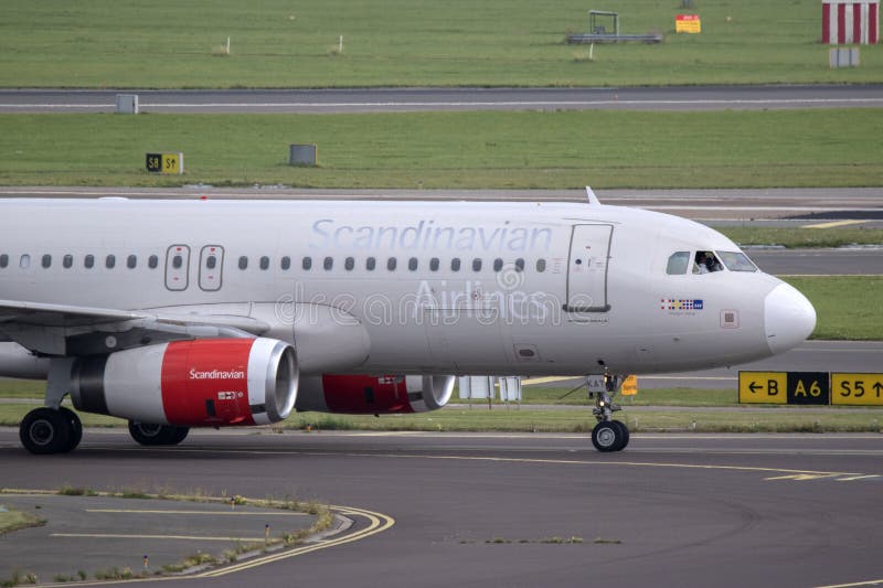 SAS Scandinavian Airlines at Schiphol the Netherlands 29-8-2024 ...