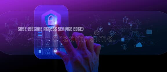 SASE (Secure Access Service Edge) Interface Stock Photo - Image of ...