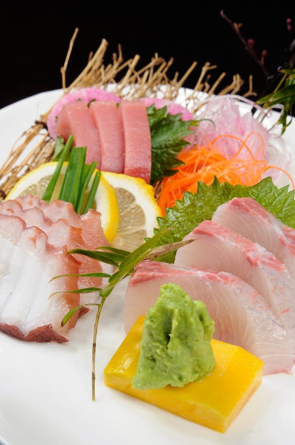 Sashimi stock photo. Image of salad, lettuce, live, dinner - 8542932
