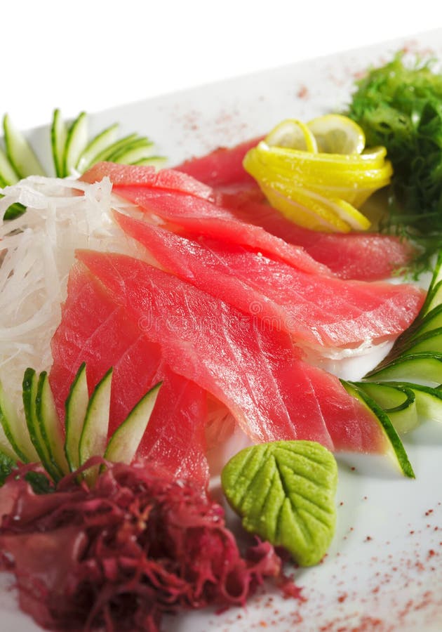 Sashimi do atum imagem de stock. Imagem de fresco, peixes - 11840767