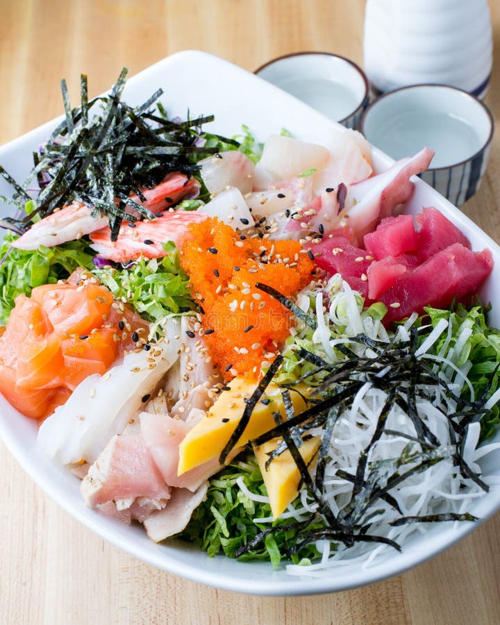 Sake sashimi stock image. Image of restaurant, meal, seafood - 8987027