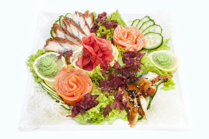 Sashimi stock photo. Image of eating, asian, appetizer - 44309956