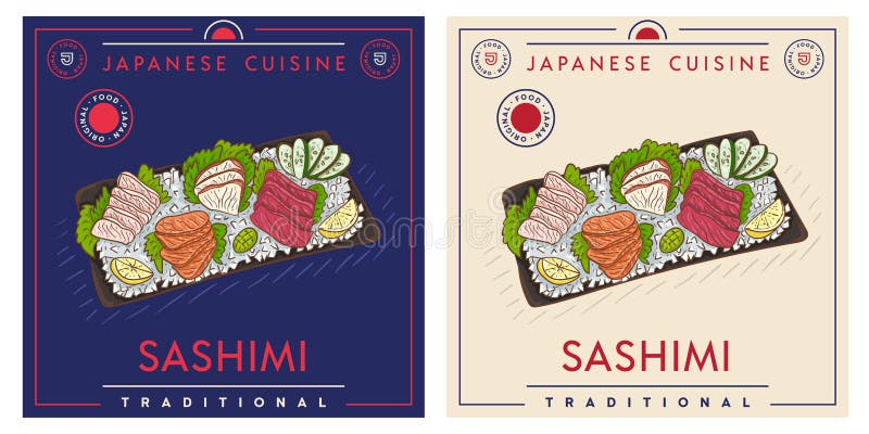 Sashimi - Japanese Dish Consisting of Fish or Meat with Soy Sauce Stock ...