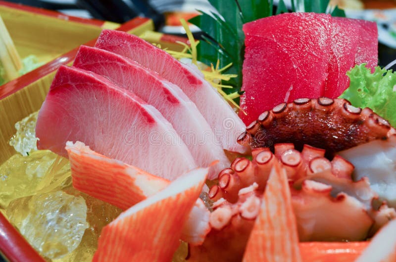 Sashimi set stock image. Image of tradition, fresh, sashimi - 27658953