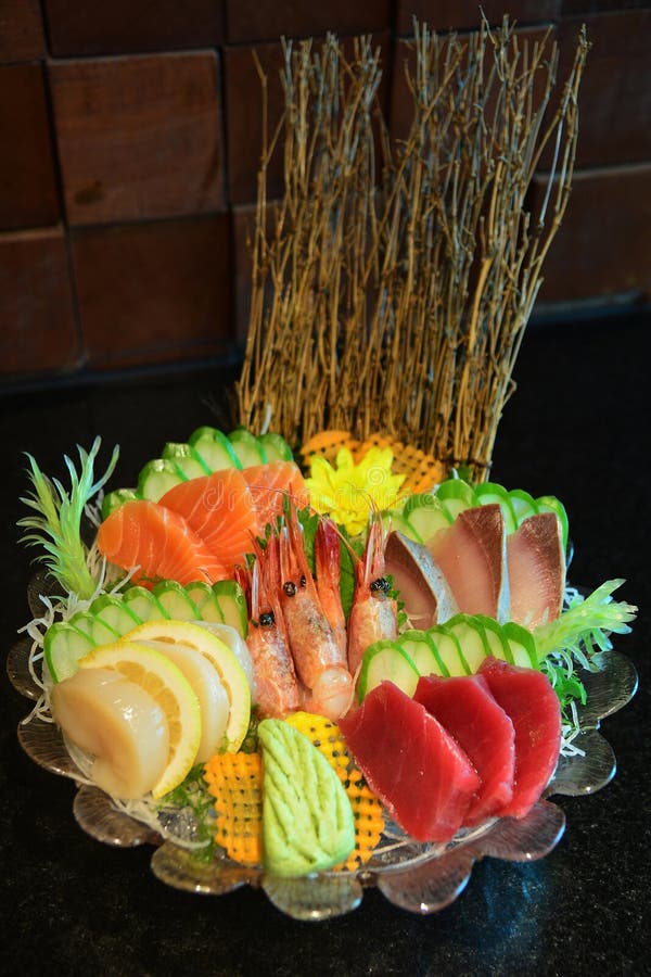 Sashimi set, Japanese food stock image. Image of sets - 65500233