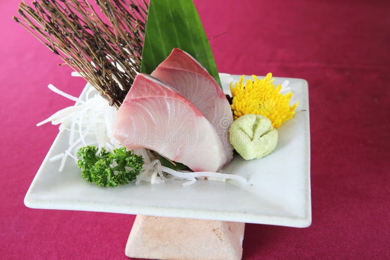 Sashimi set on a plate stock image. Image of japan, nature - 136961735