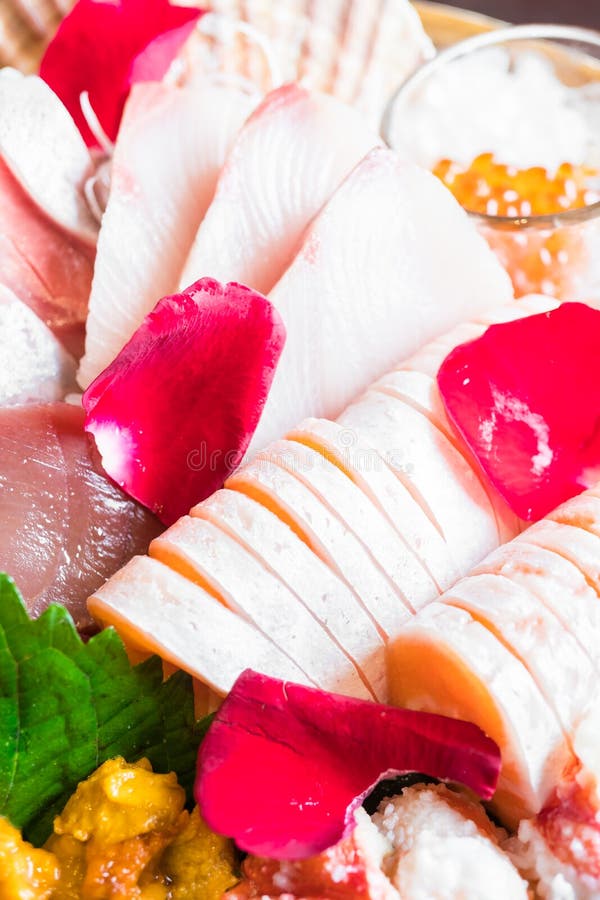 Sashimi set stock photo. Image of japanese, healthy, mixed - 80767312