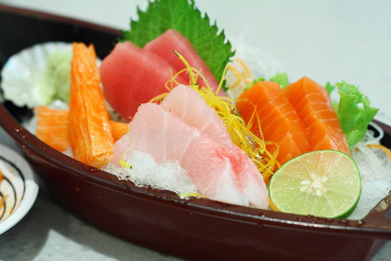Sashimi sets stock photo. Image of asian, gourmet, kani - 57983008