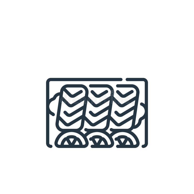 Sashimi Line and Glyph Icon, Asian and Food, Sushi Sign, Vector ...