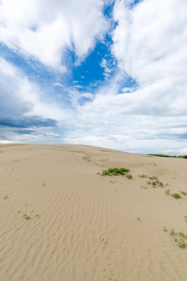 Saskatchewan Great Sand Dunes Stock Image - Image of nature, desert ...