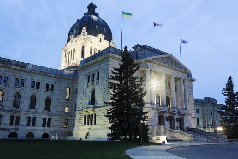 Saskatchewan Legislative Building in Regina Stock Image - Image of ...