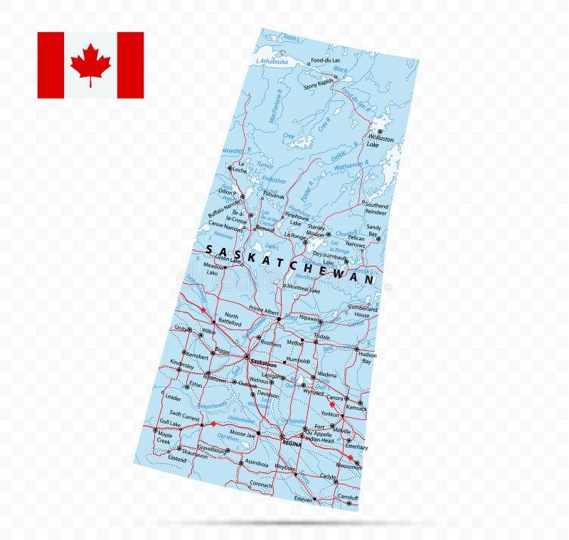 USA and Canada Large Detailed Political Map with States, Provinces and ...