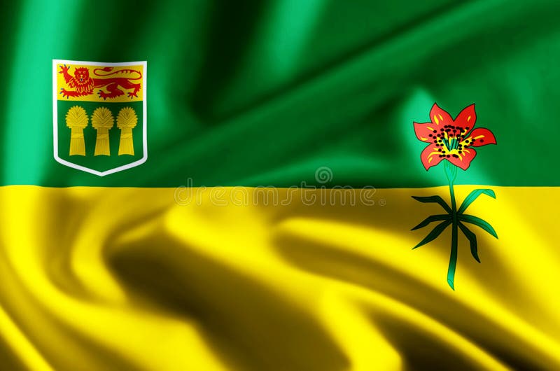 Saskatchewan Flag stock illustration. Illustration of nation - 6243672