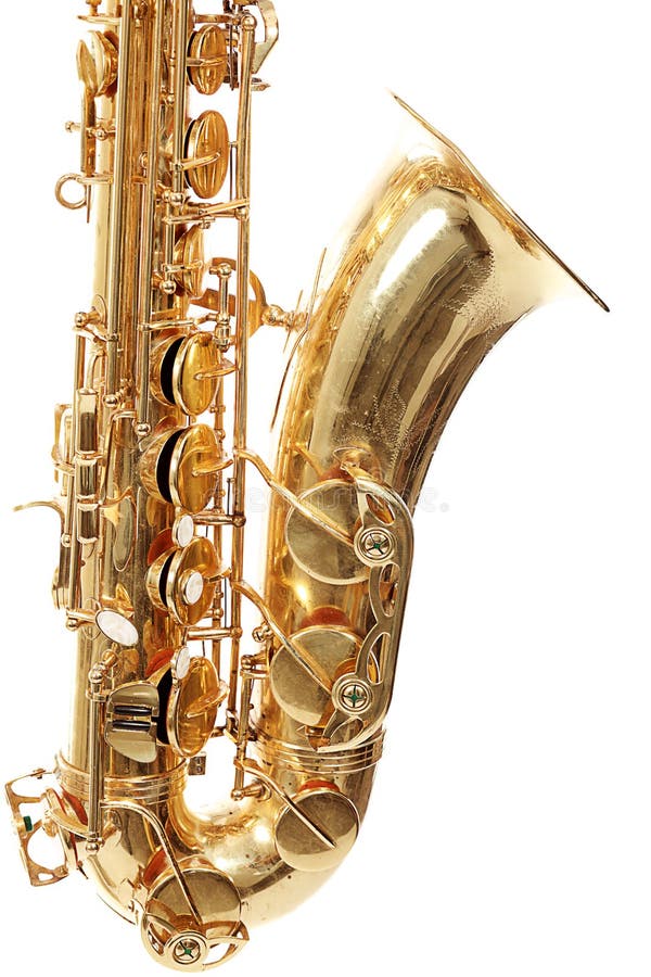 Sassofono fotografia stock. Immagine di colore, dorato - 11565600