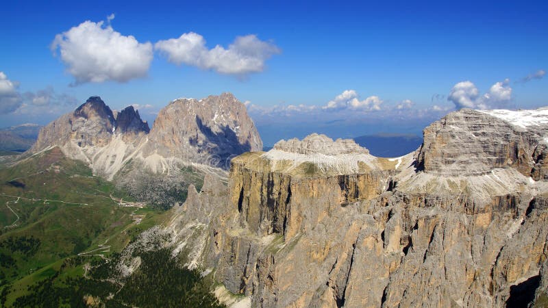 Sassolungo. Italy stock image. Image of landscape, peak - 27105361