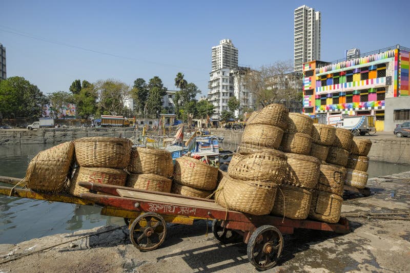 Sassoon Dock in the Colaba District of Mumbai, India Editorial Image ...