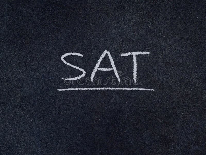 The New Sat Text Background Word Cloud Concept Stock Illustration ...
