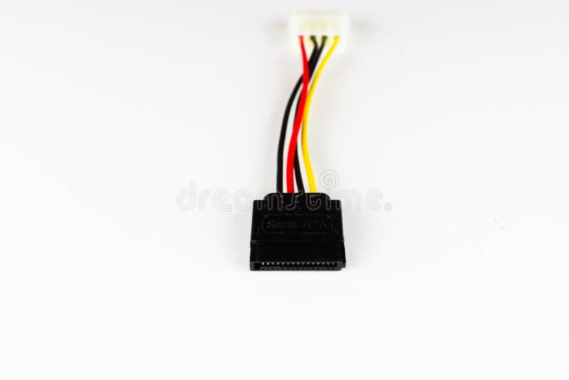 SATA power cable stock image. Image of connector, drive - 58681271