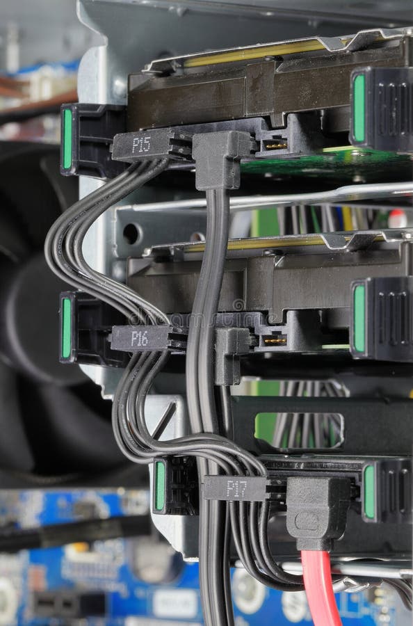 SATA Power and SATA Data Interface To SATA HDD or SSD in Modern ...