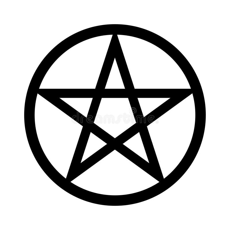 Satanic Star. Halloween Illustration Stock Vector - Illustration of ...