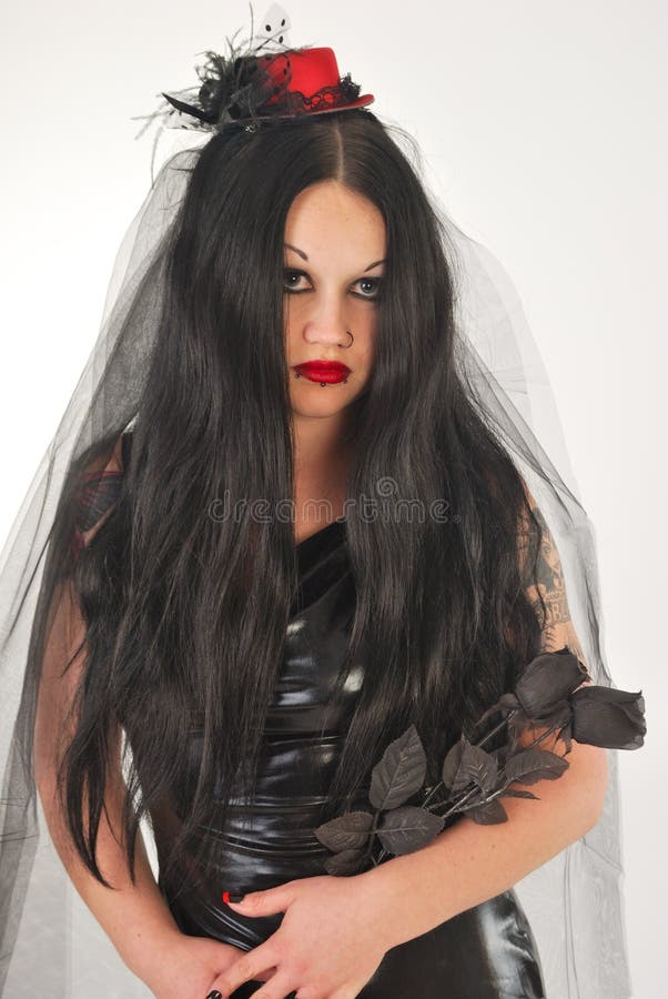 Bride of Satan stock image. Image of gothic, satan, gravestones - 21785841