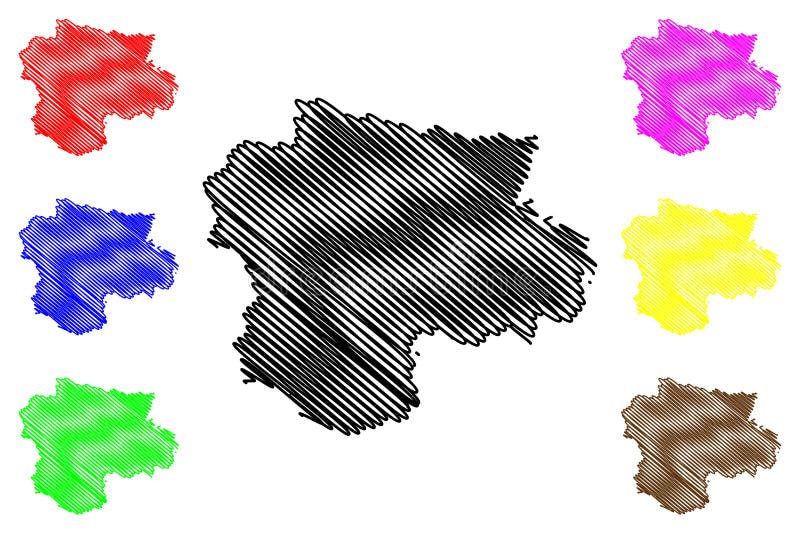 Satara District Maharashtra State, Pune Division, Republic of India Map ...