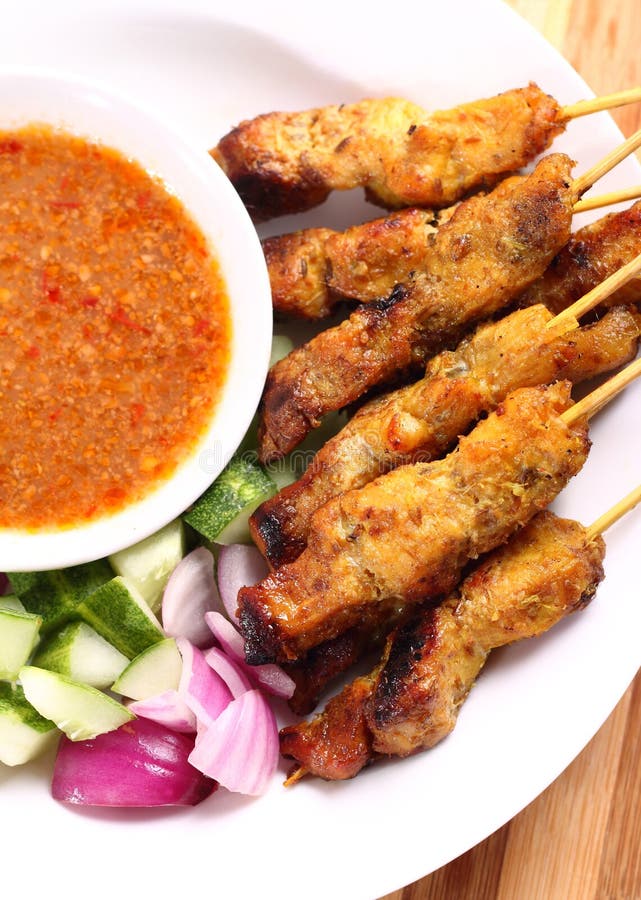 Satay imagen de archivo. Imagen de singapur, picante - 39426431