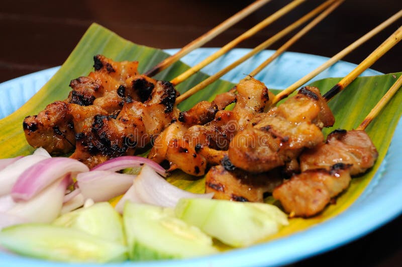 Satay stock image. Image of mutton, chicken, delicacy - 7005393