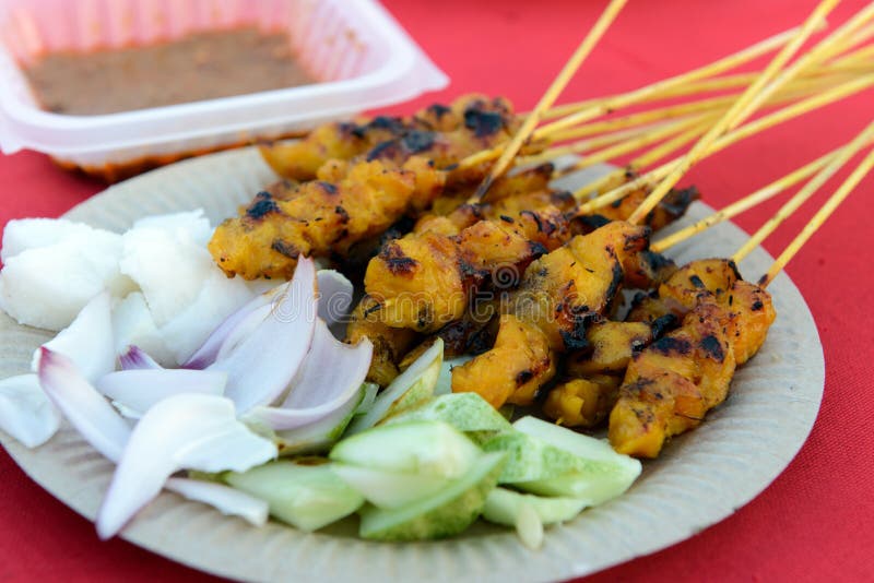 Satay stock image. Image of malaysia, skewers, satays - 38963741