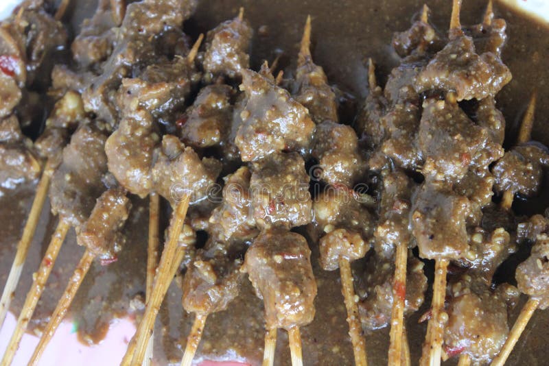 Sate stock photo. Image of food, cucumber, banana, asian - 74688848