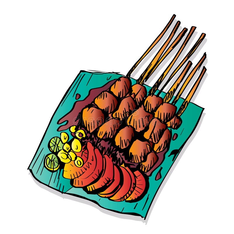 Chicken Sate Stock Illustrations – 112 Chicken Sate Stock Illustrations ...