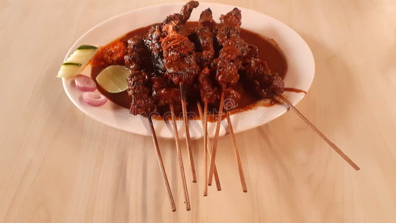 Sate Kambing or Goat Satay is a Food Made from Young Goat Meat. Stock ... Sate Kambing or Goat Satay is a Food Made from Young Goat Meat. Stock ...