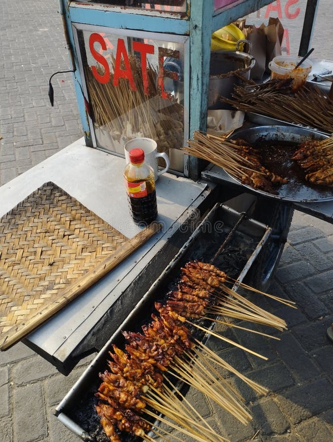 Sate madura stock image. Image of charcoal, grilled - 337604529