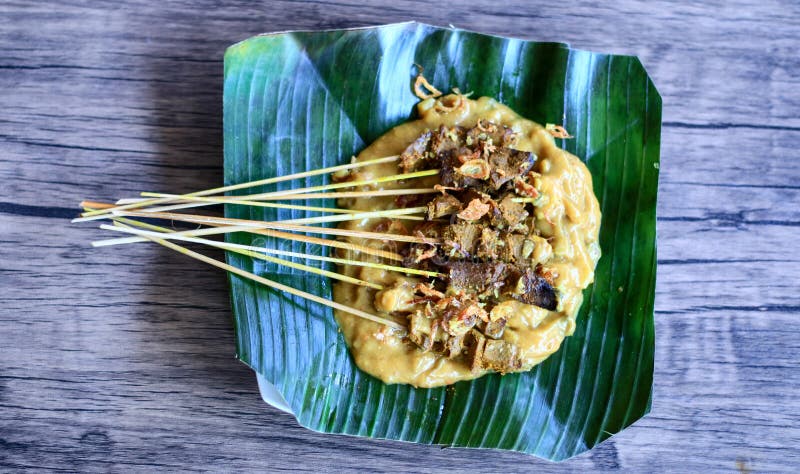 Sate Padang stock photo. Image of beef, sate, tree, famous - 153478138