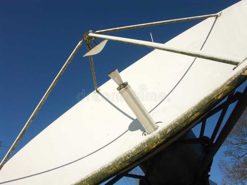 Satelite broadcast dish stock image. Image of space, network - 61147