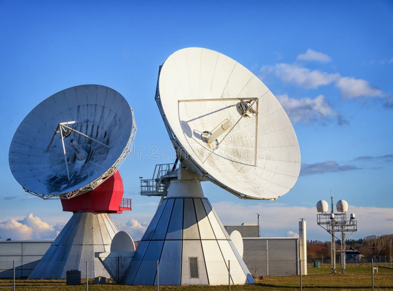 Satelite Dish - Radio Telescope Stock Photo - Image of clear ...