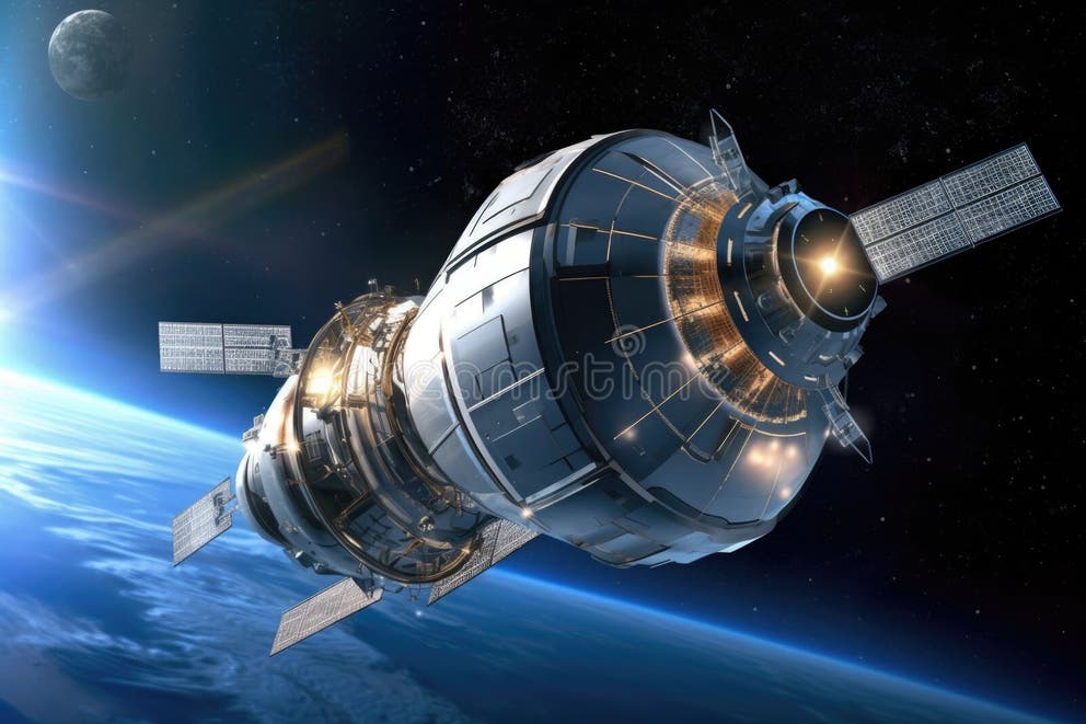 Satellite with Advanced Propulsion Systems for Deep Space Missions ...