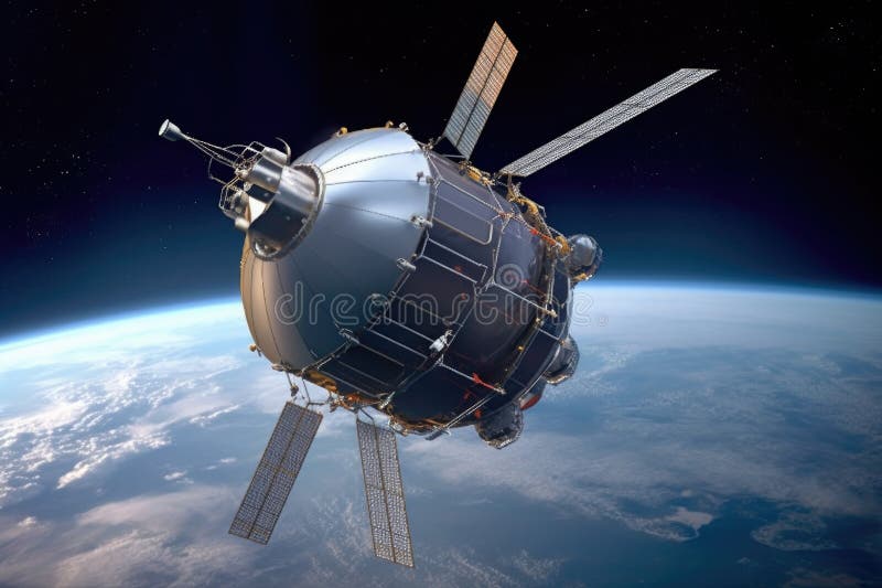 Satellite with Advanced Propulsion Systems for Deep Space Missions ...