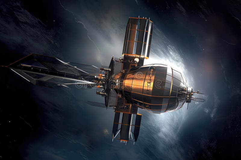 Satellite with Advanced Propulsion Systems for Deep Space Missions ...