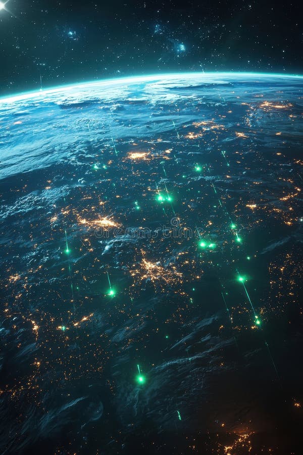 Satellite Communication, a Constellation of High-tech Satellites ...